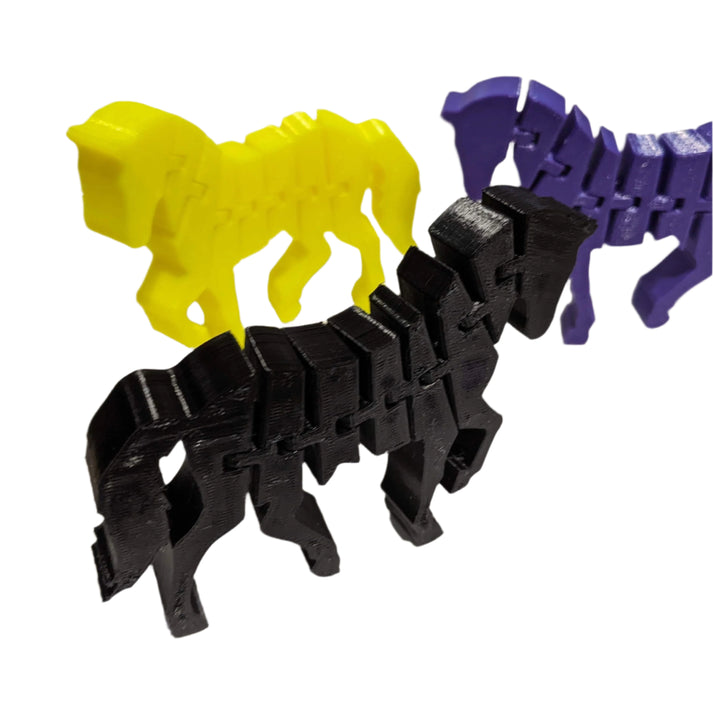 Flexible Horse Toy - 3D Printed Articulated Horse | Fidget Horse ...